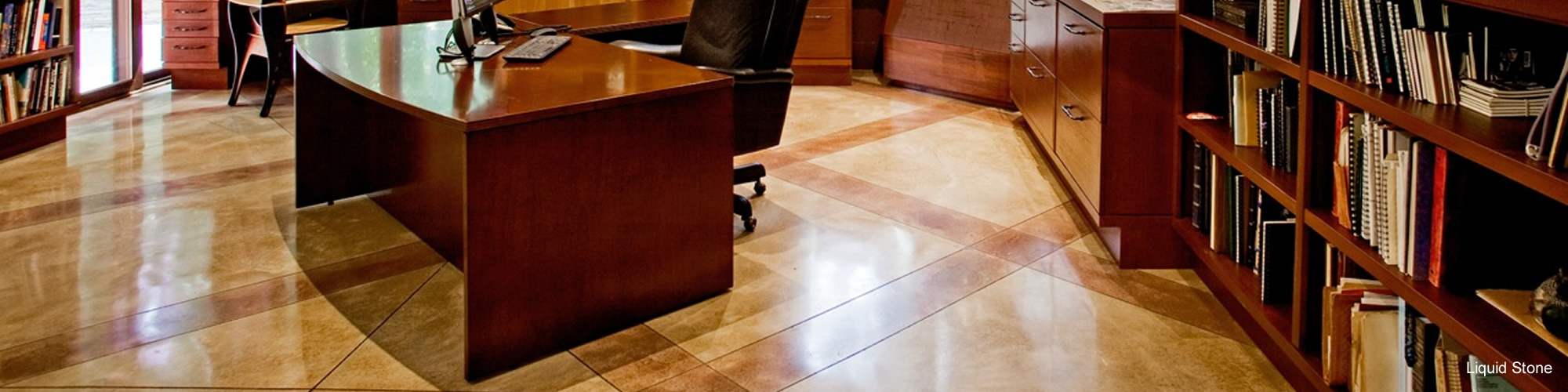 Using Concrete Stains with Concrete Overlays